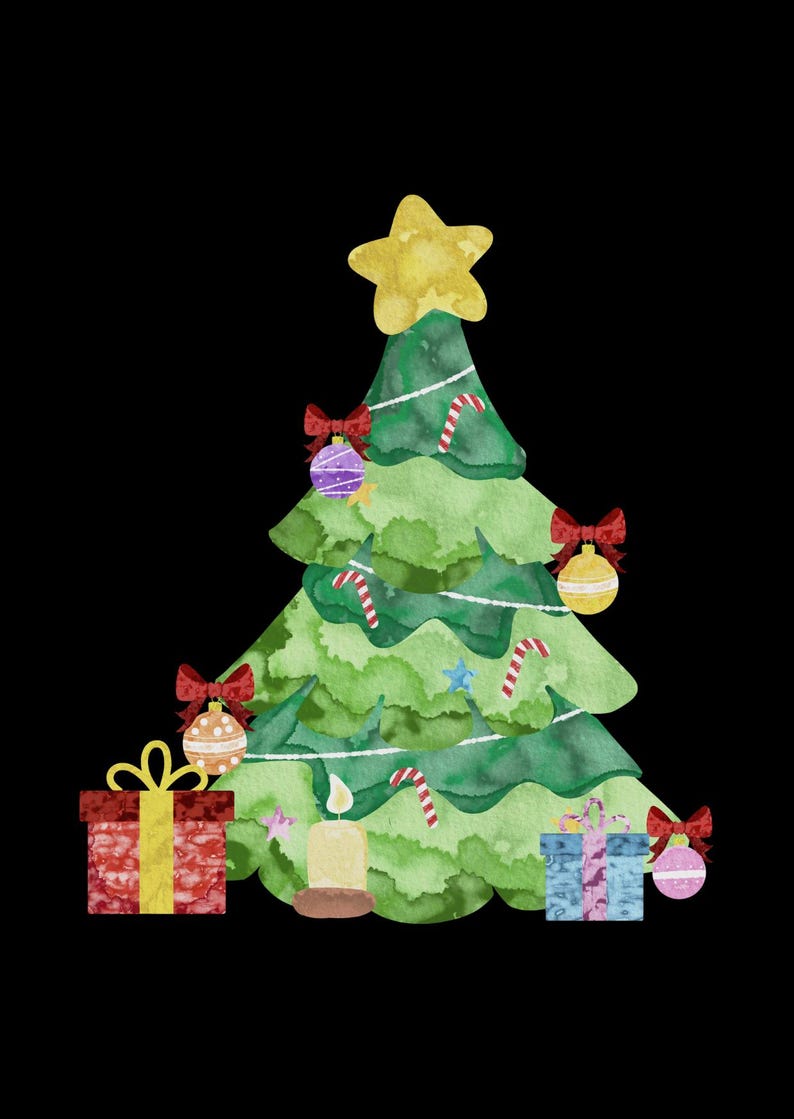 Christmas Printable Poster - Etsy