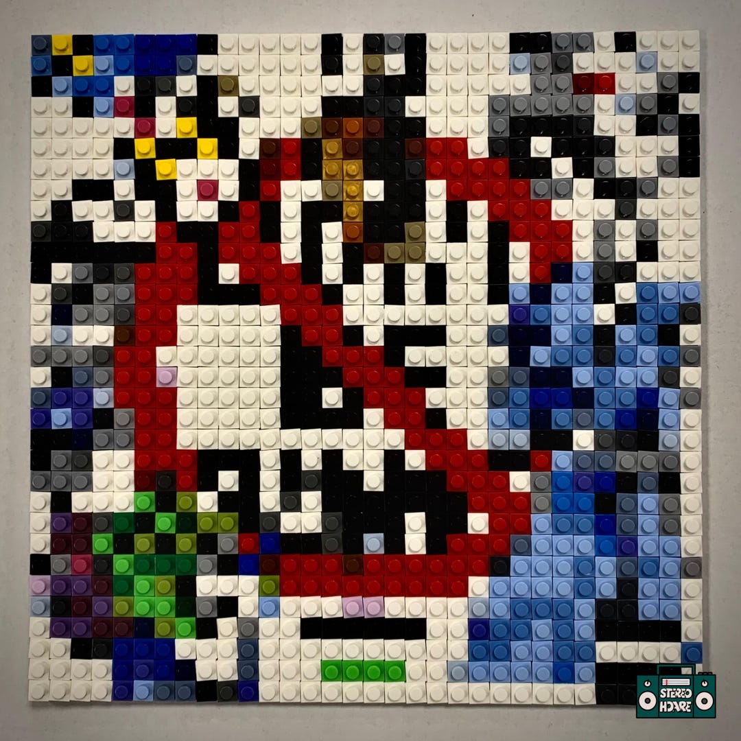 Punk Rocky Buildable Brick Art - Etsy