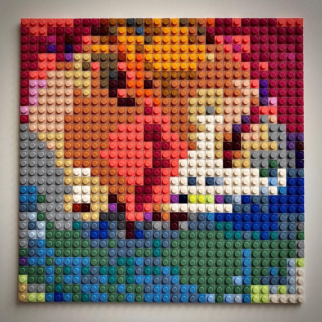 Reborn Buildable Brick Art - Etsy
