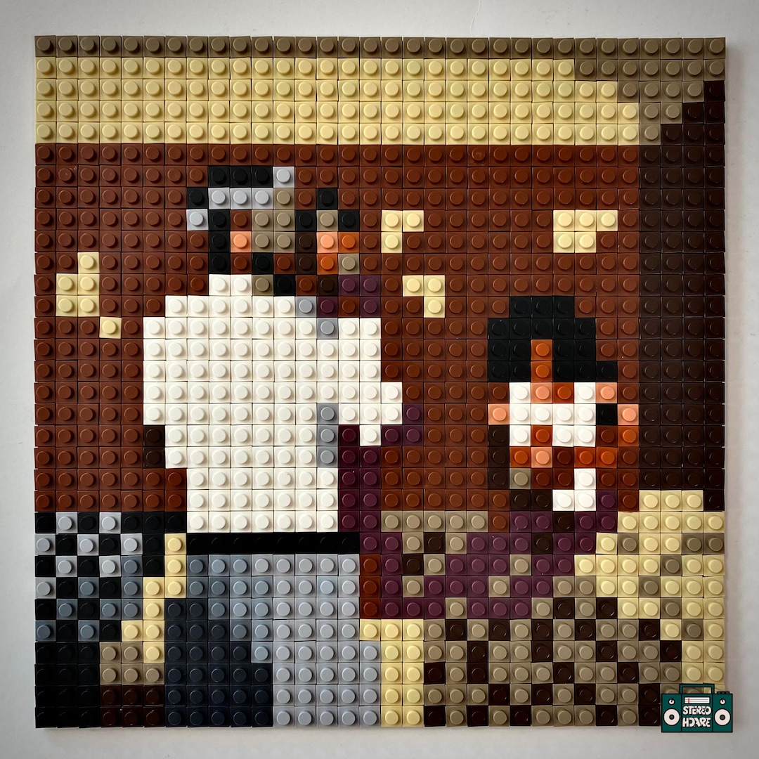 Father Time Buildable Brick Art - Etsy