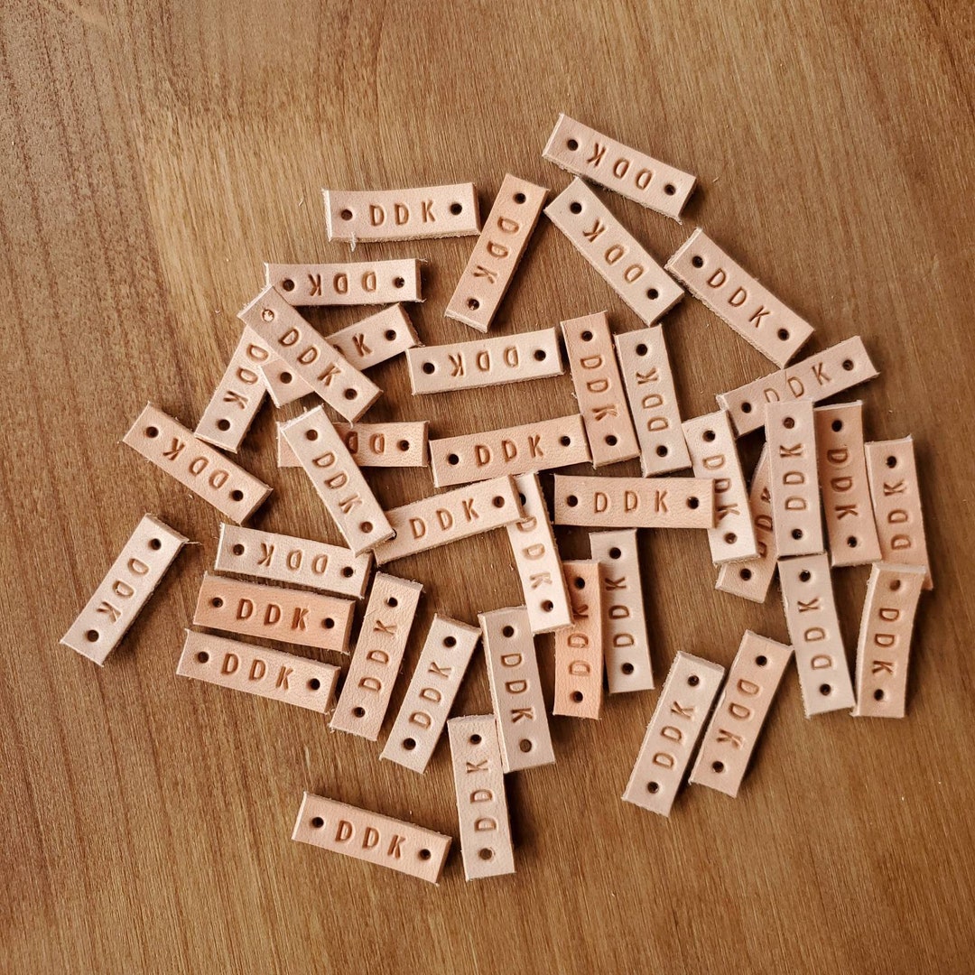 Leather Name Tags Clothing Labels Custom Labels - Etsy