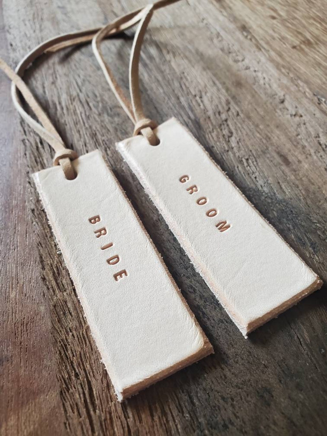 Custom Leather Tag / Personalized Leather Name Label / Leather Name Tag ...