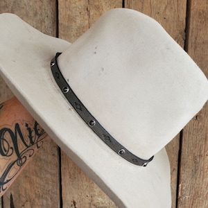 Custom Leather Hat Band - Etsy