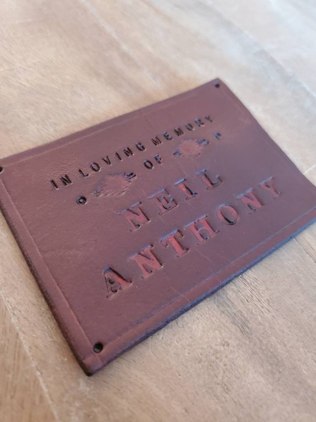 Memorial Patch, Urn Label, Memorial Label, Urn Patch, Urn Plaque ...