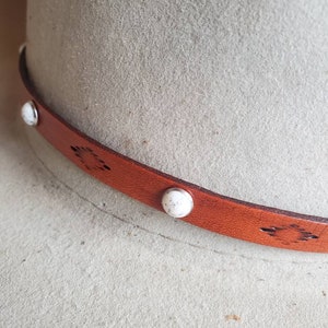 Custom Leather Hat Band - Etsy
