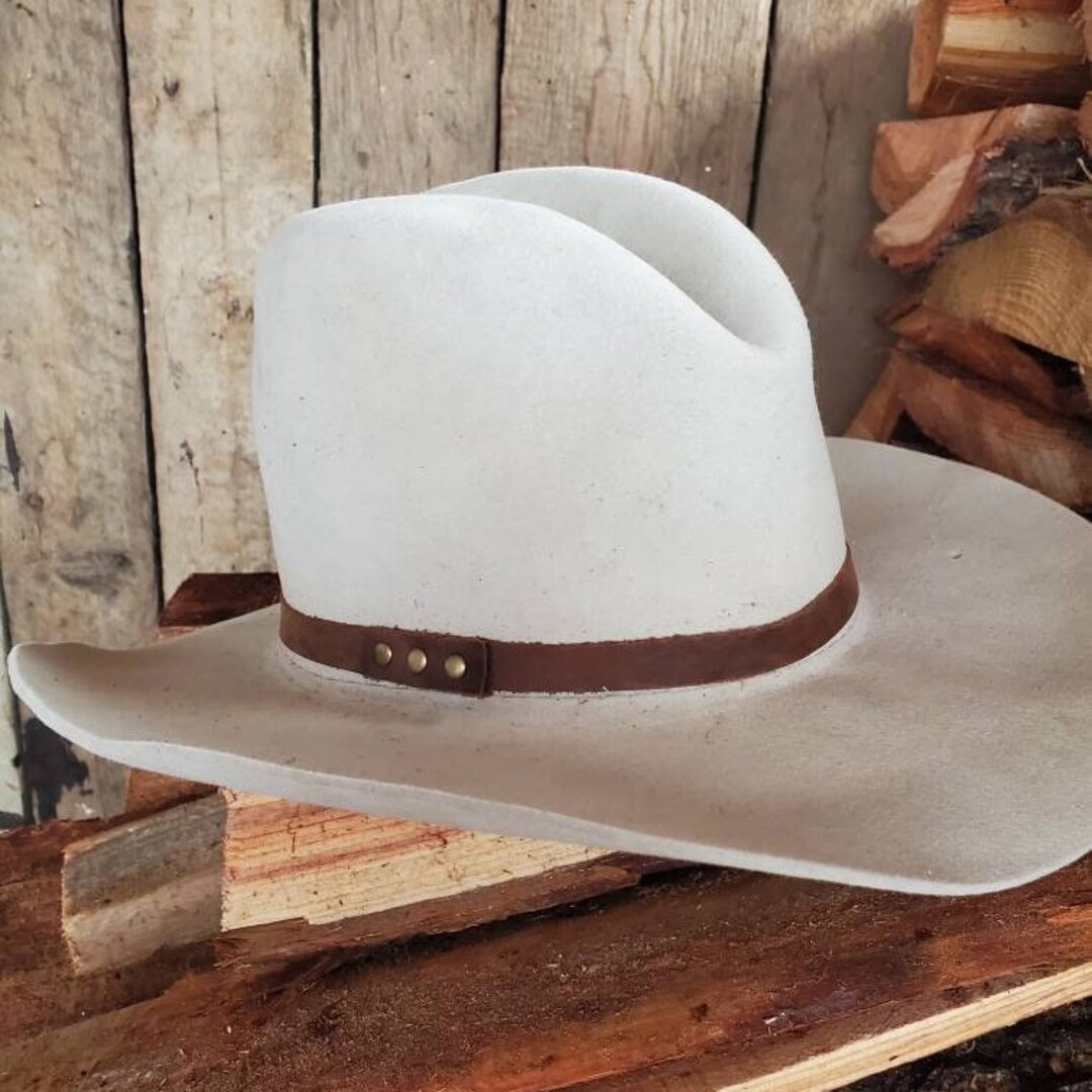 Leather Hat Band, 1/2'' Western Hat Band, Hat Accessories, Cowboy ...