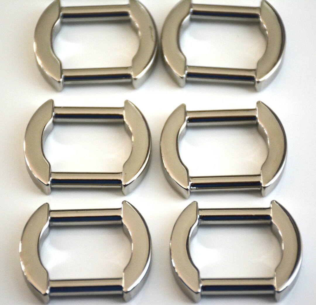 6 Pcs 5/8'' Nickel Plated Arch Strap Rings, Handbag Hardware - Etsy