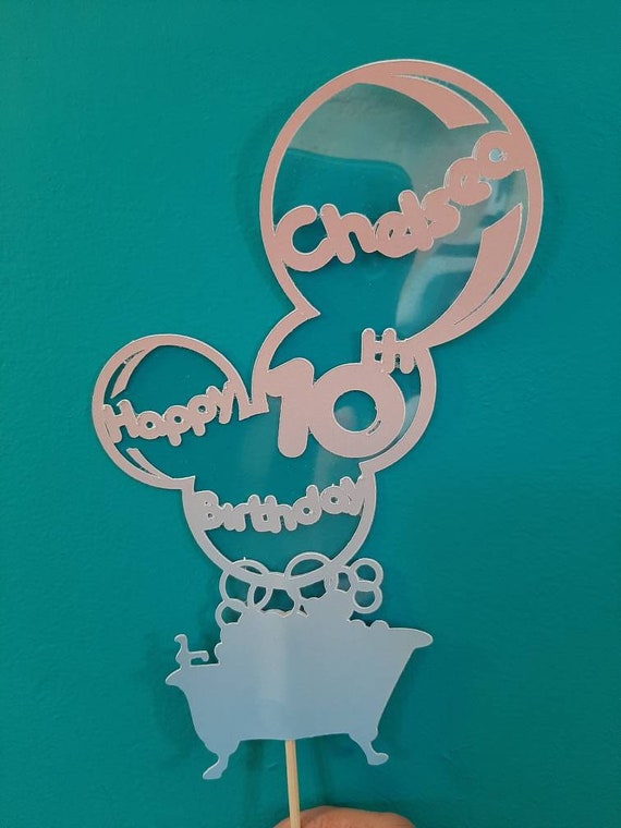 Bubble Bath Cake Topper - Etsy