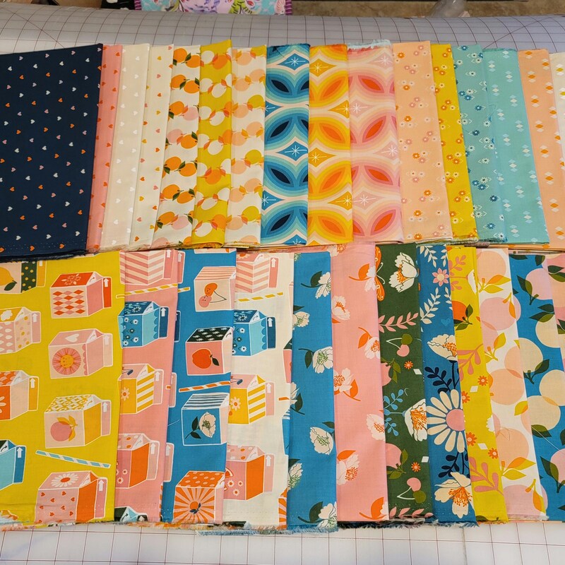 Ruby Star Fabric - Etsy