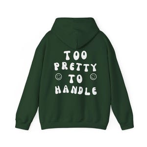 Positive Message Hoodies Positive Quotes Hoodies Word on Back Hoodies ...