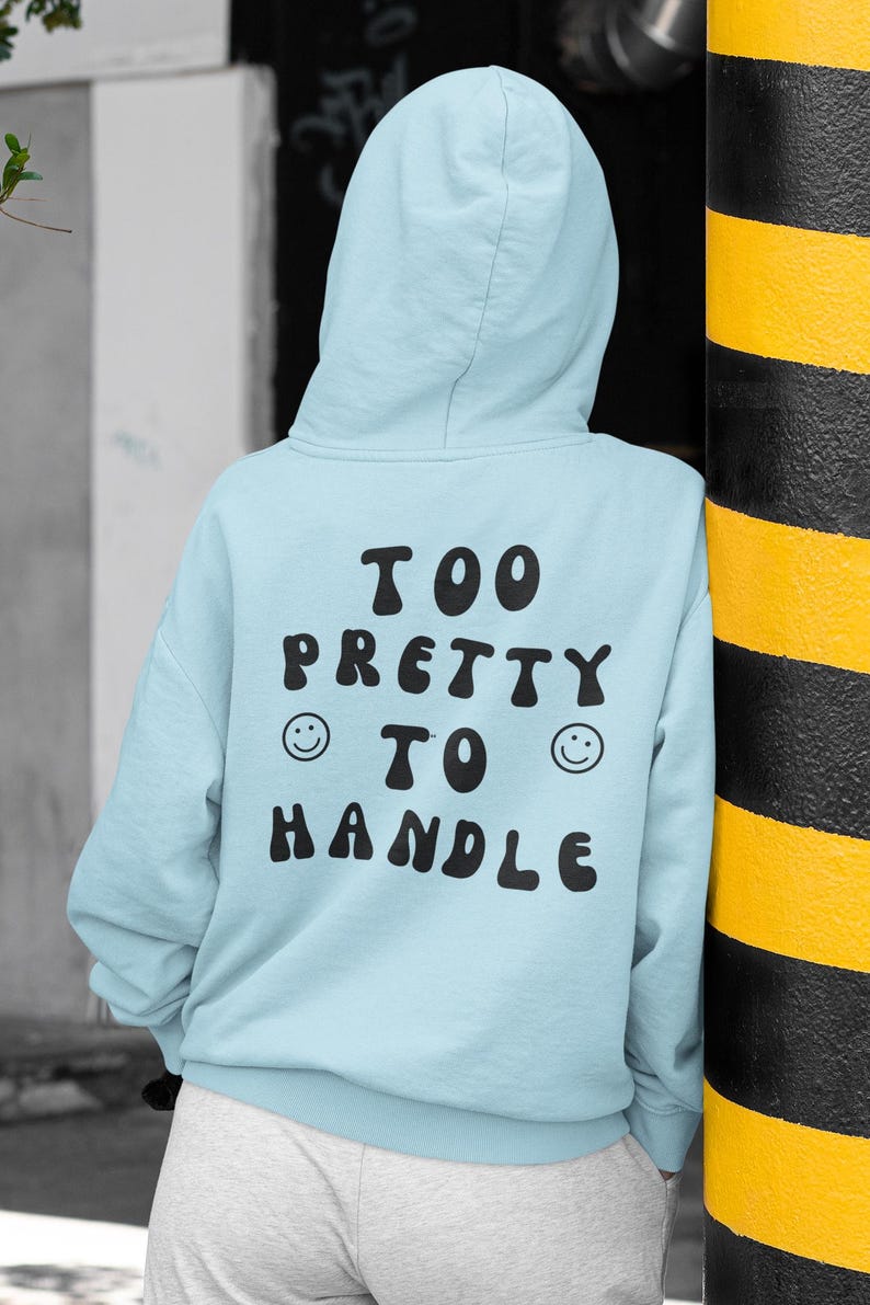 Positive Message Hoodies Positive Quotes Hoodies Word on Back Hoodies ...