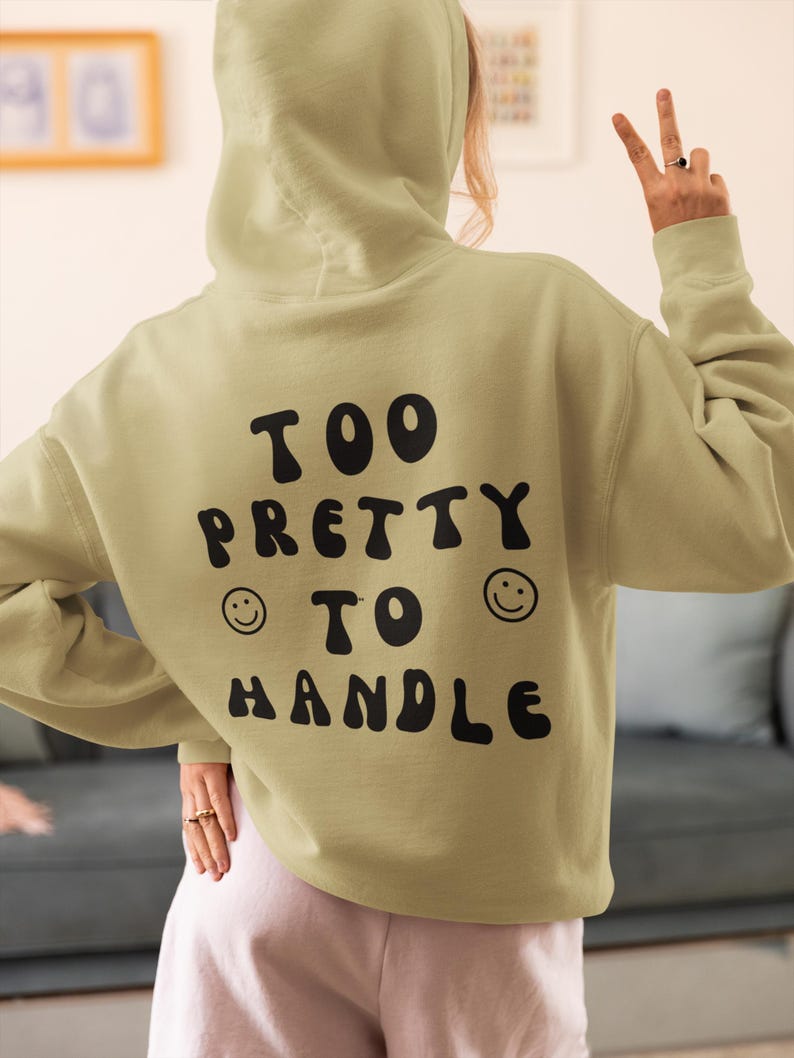 Positive Message Hoodies Positive Quotes Hoodies Word on Back Hoodies ...