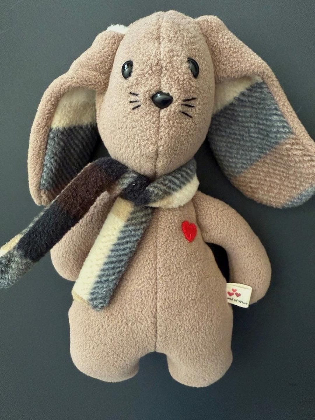 Christmas Chonky Bunny Rabbit Stuffed Animal Plushie Stuffie in Stock ...