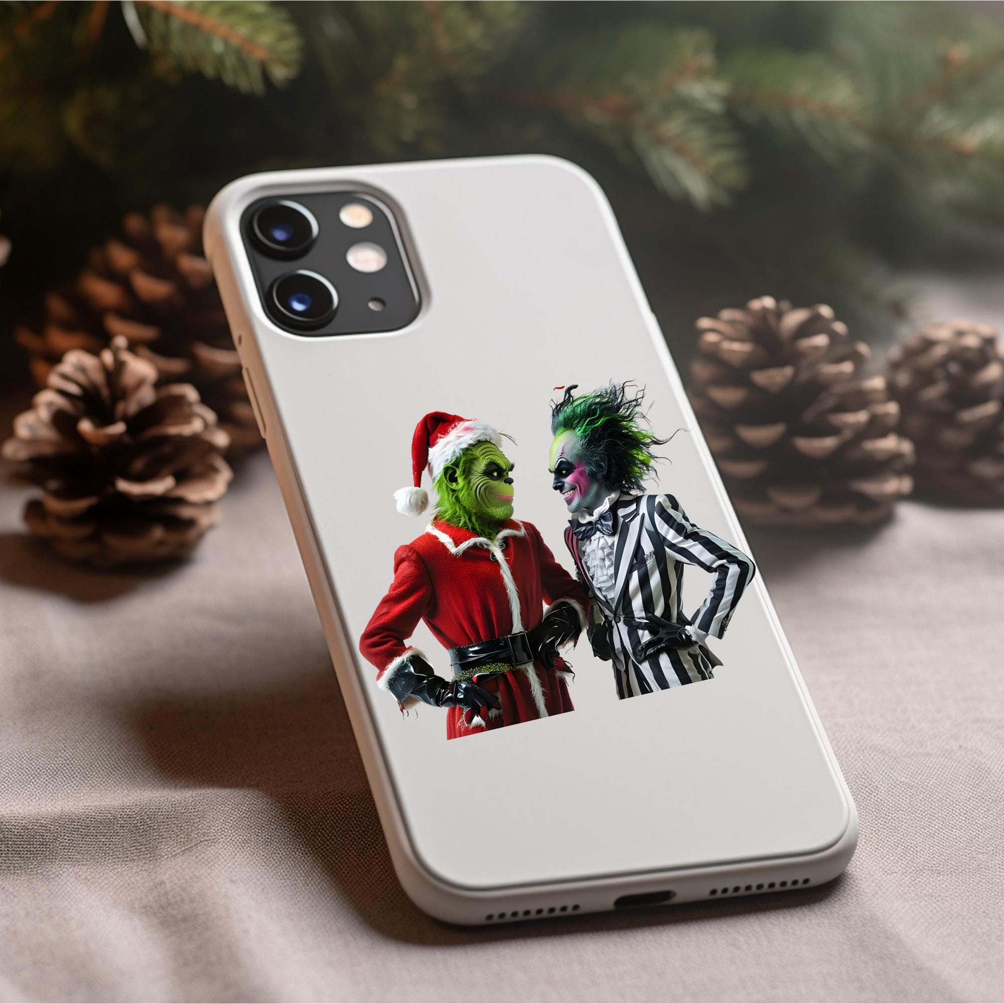Grinch X Beetlejuice Mashup Digital PNG File for Holiday & Halloween ...