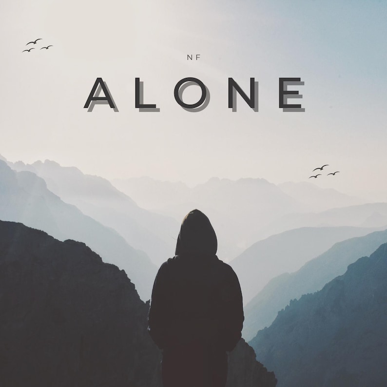 Alone NF Album Cover Printable - Etsy UK