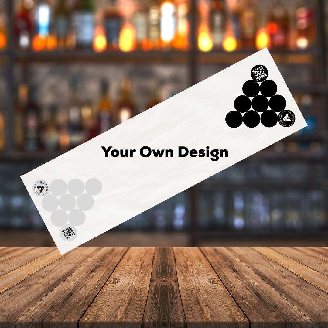 Custom 6ft Boozah Beer Pong Drinking Game Board 180x60cm – Design Your ...