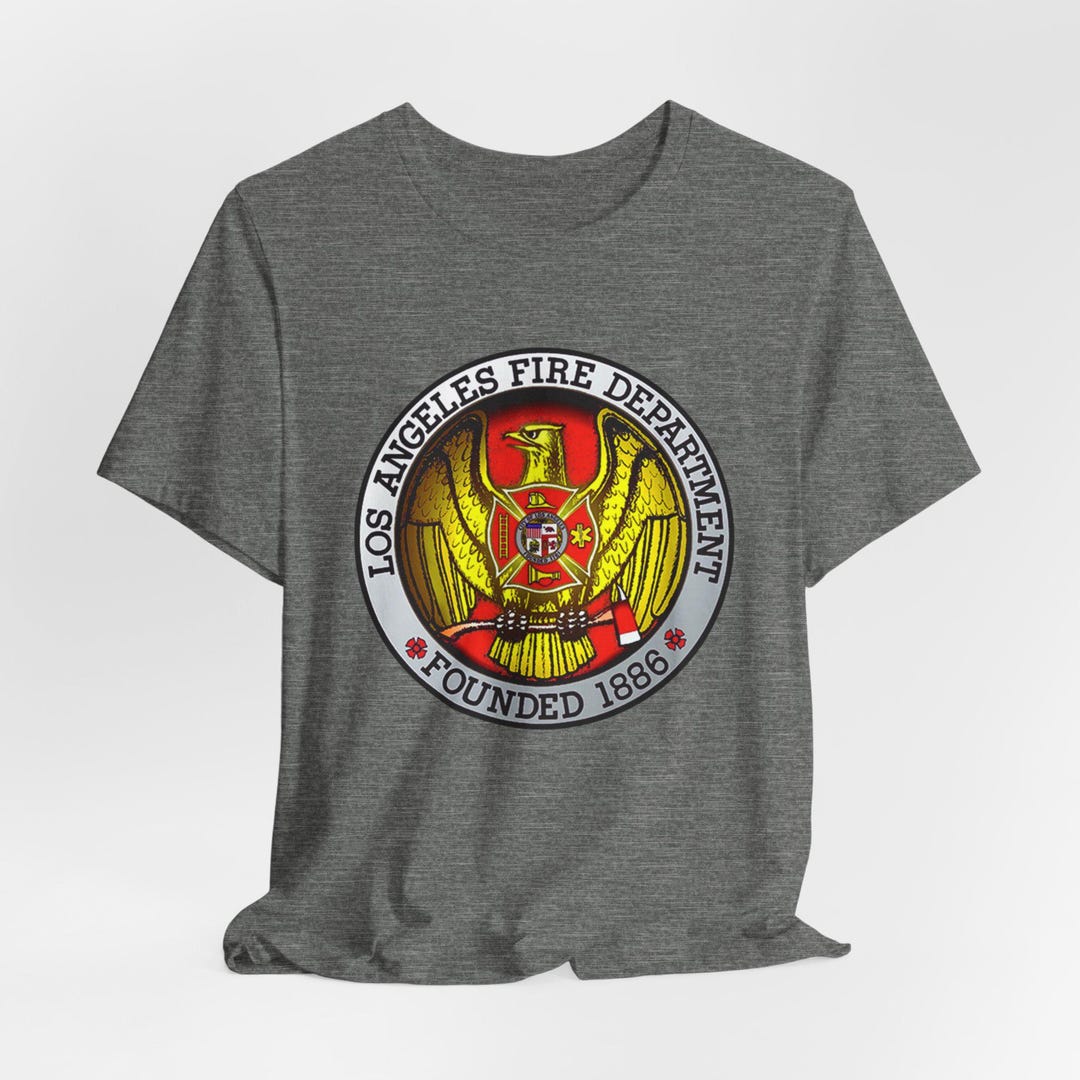 Los Angeles Fire Department Shirt LAFD Shirt for Support for LAFD Tee ...