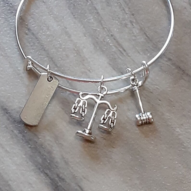 Scales of Justice Bangle - Lawyers Bracelet - Lawyers Gift - Judge ...
