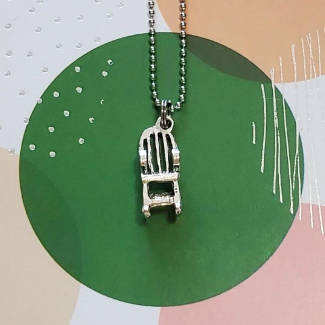 Rocking Chair Necklace - Rocking Chair Charm - Rocking Chair Jewelry ...