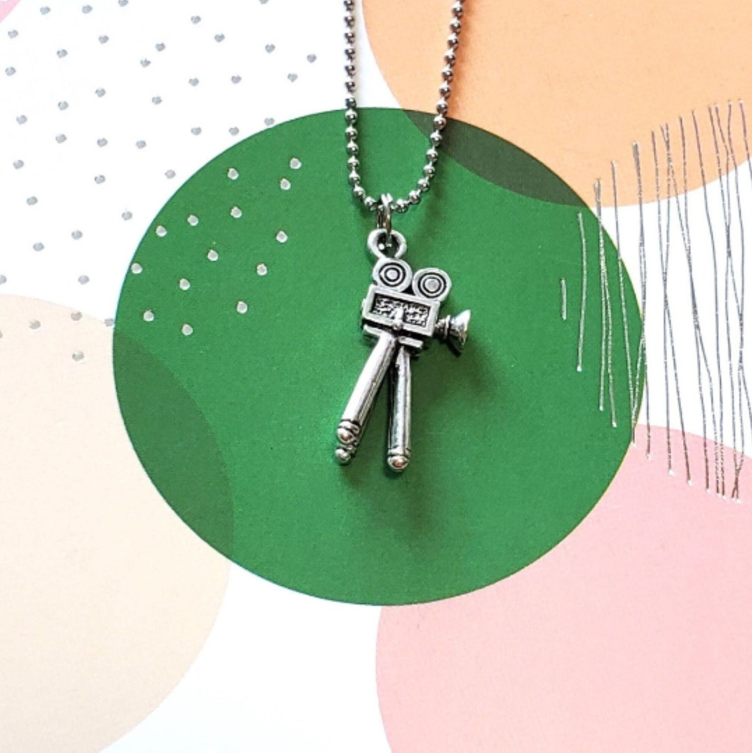 Directors Camera Necklace Directors Camera Charm Movie Camera Necklace ...