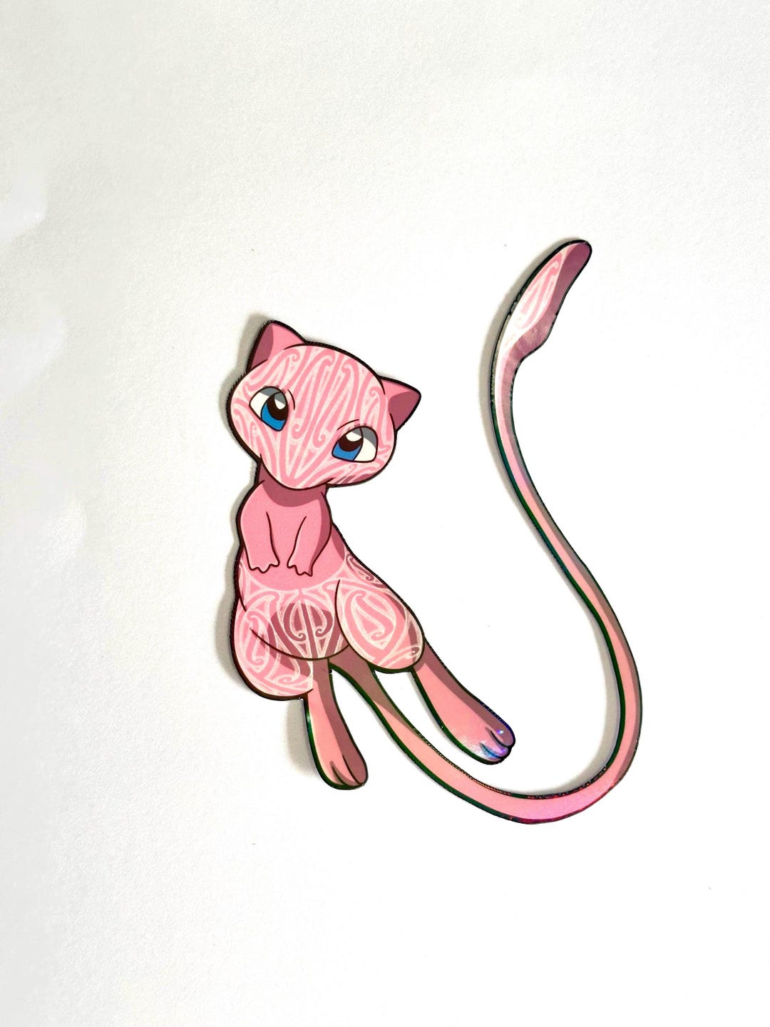Māori Sticker Pokemon Mew With Ta Moko Stickers Anime Holographic ...