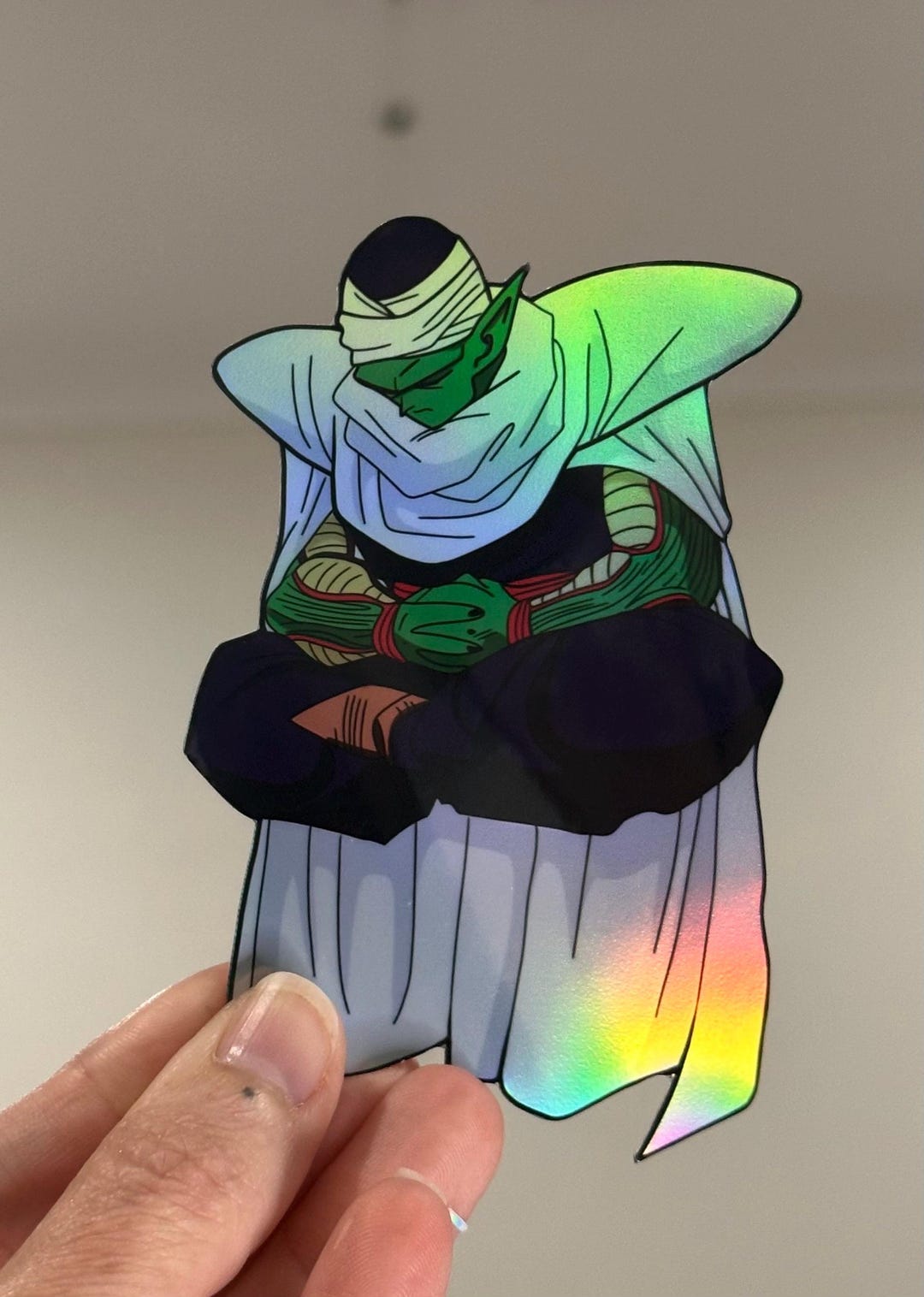 Dragon Ball Stickers Piccolo Anime Holographic Rainbow, Holo Sparkle ...