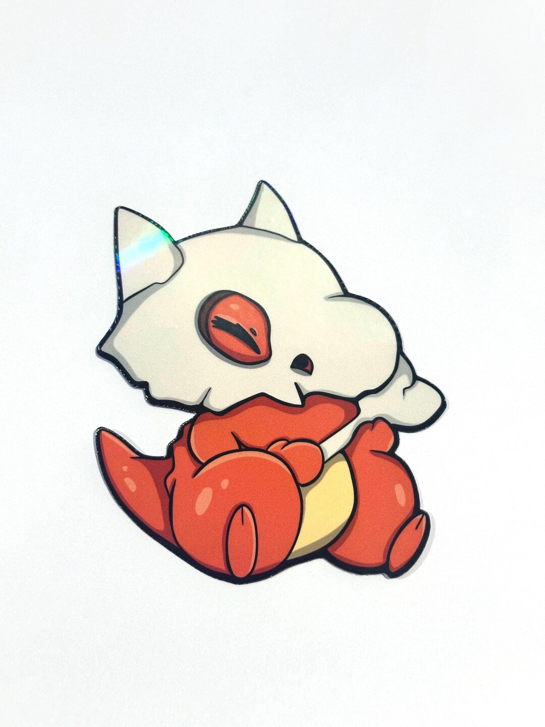 Pokémon Fan Art Stickers Cubone Hand Drawn Cute Anime Sticker ...