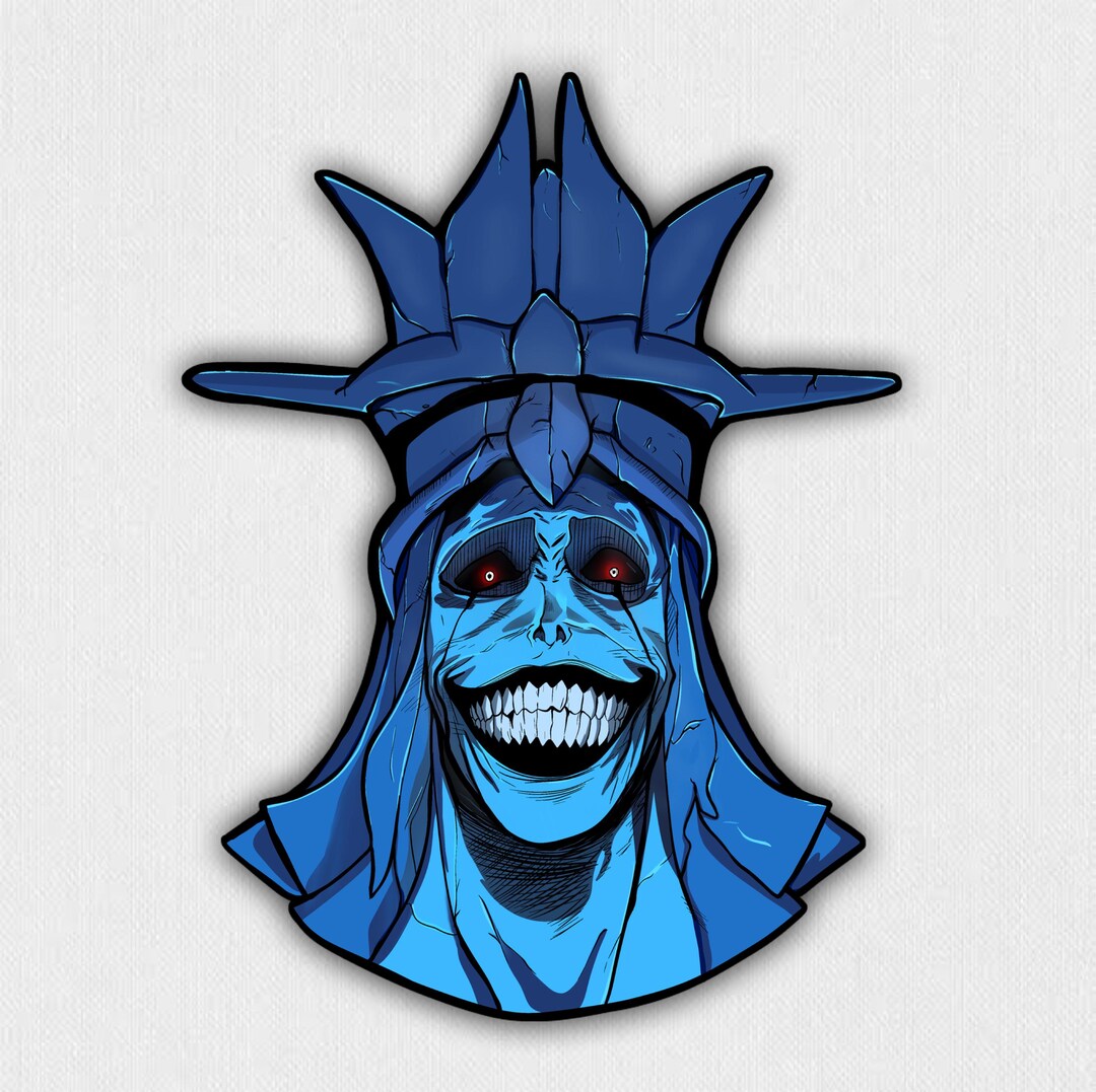 Solo Leveling Fan Art Stickers- Statue of God Hand Drawn Anime ...