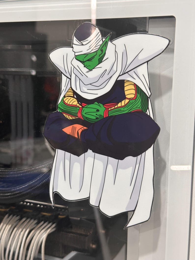 Dragon Ball Stickers Piccolo Anime Holographic Rainbow, Holo Sparkle ...