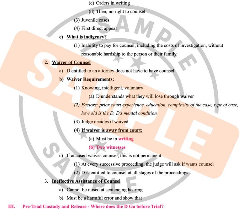 Florida Bar Examination Comprehensive All 5 Exam Subjects Outline ...