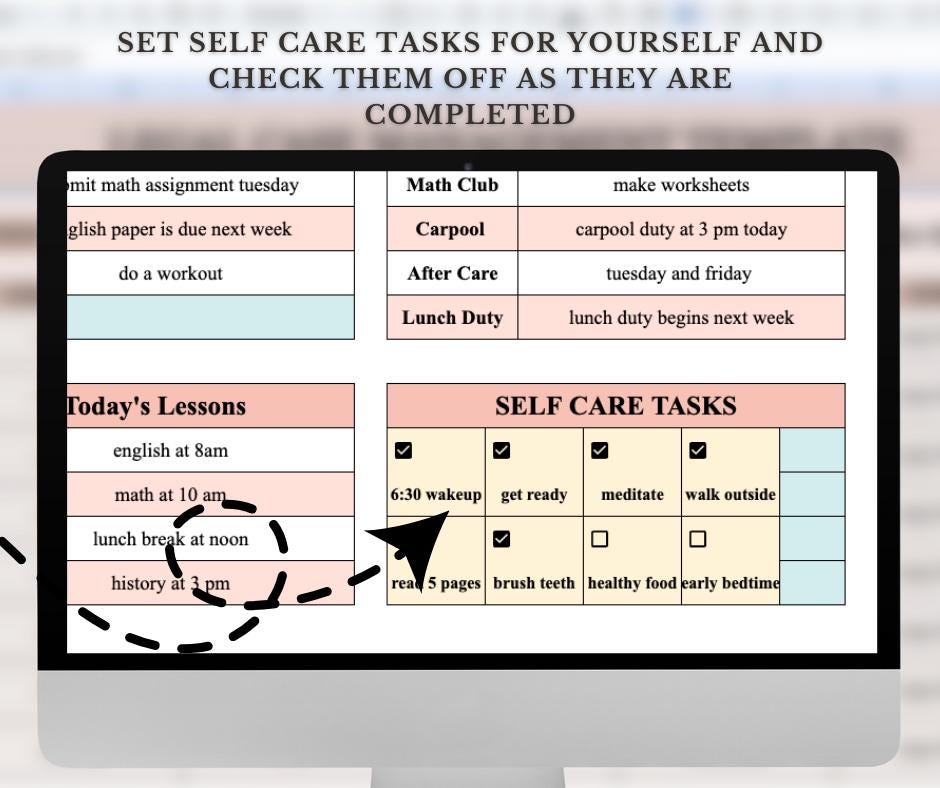 Teacher Lesson Plan Tracker, Teacher Assignment Task Spreadsheet ...