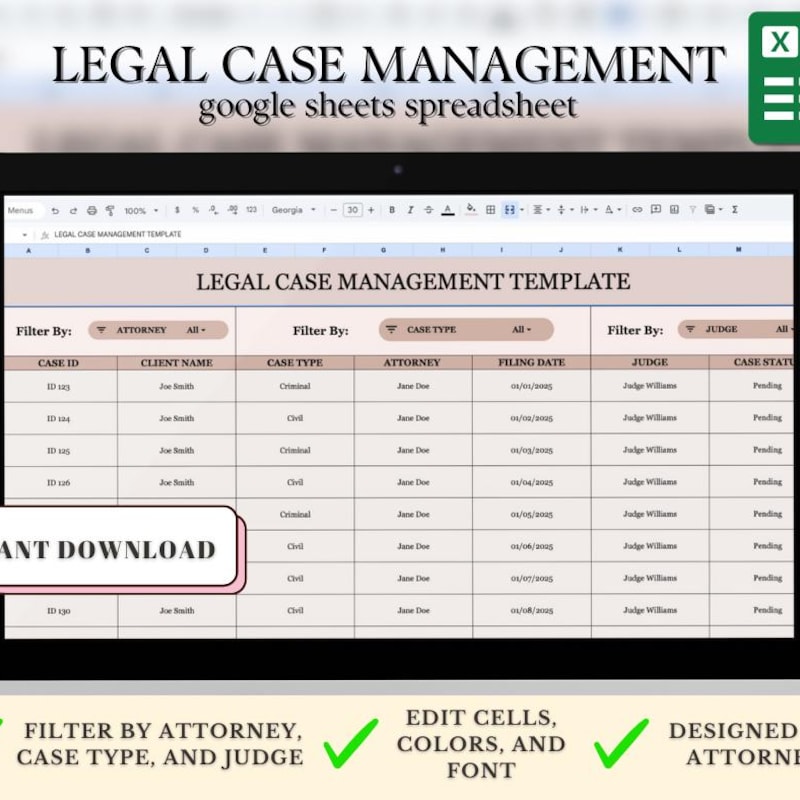 Case Notes Template - Etsy