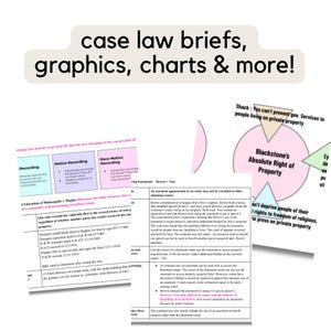 DIGITAL Law School 1L Property Outline 75 Page COMPREHENSIVE Outline - Etsy