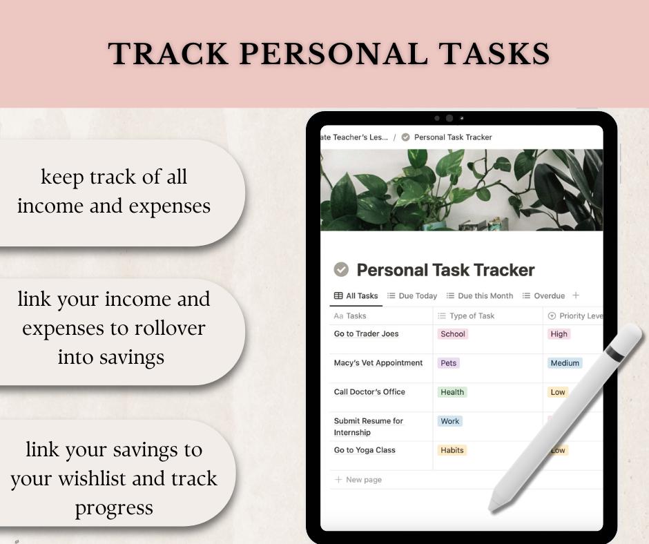 Teacher Notion Plan Template, Notion Teacher’s Planner | Digital ...