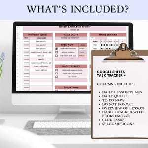 Excel Template for Teachers, Teacher Task Tracker, Homeschool Planner ...