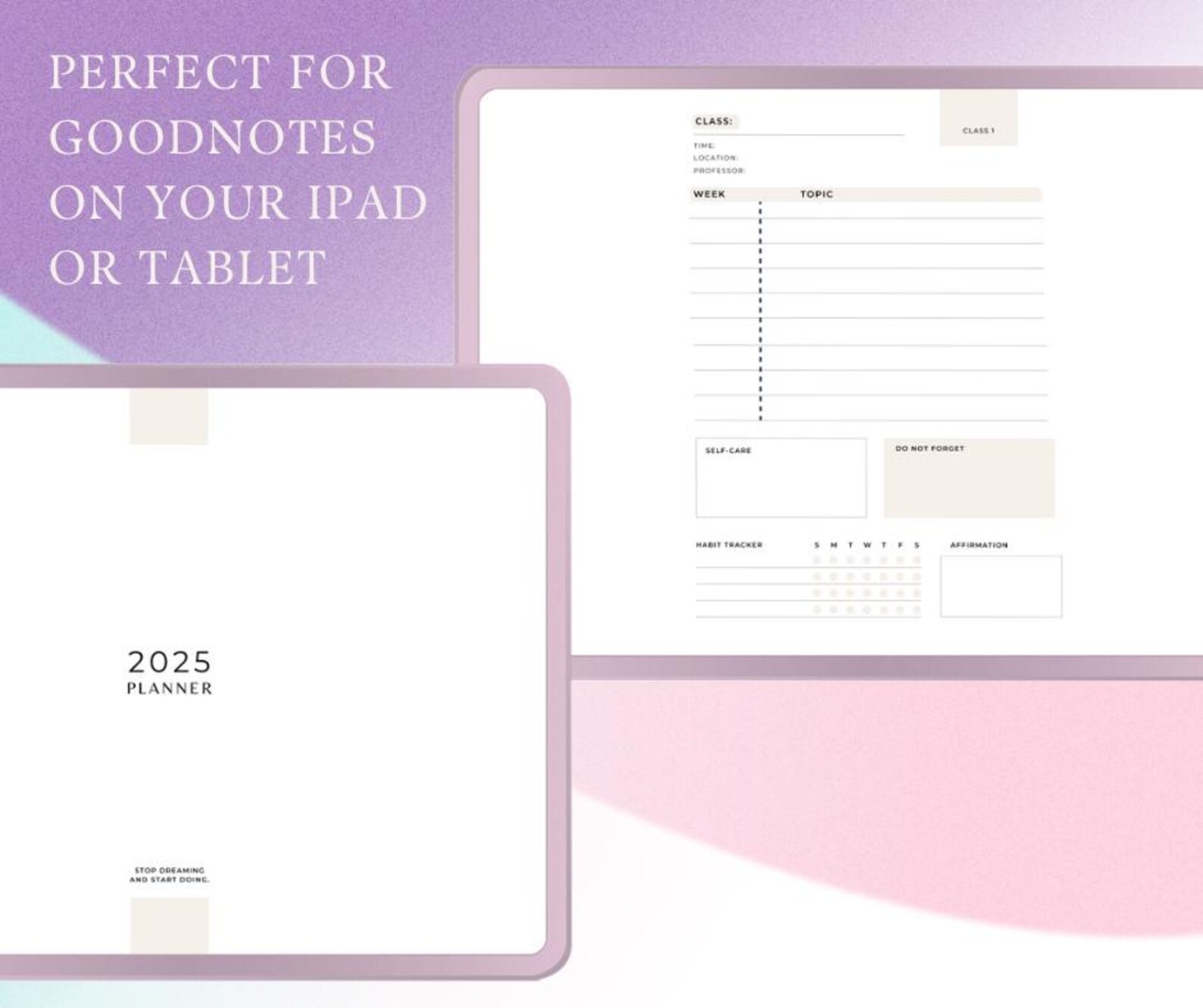Stay Organized in Style: 2025 Student Planner for Academic Success ...