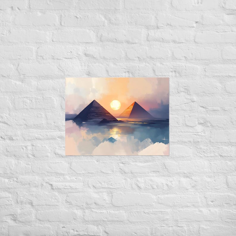 The Pyramids Poster Prints Poster - Etsy