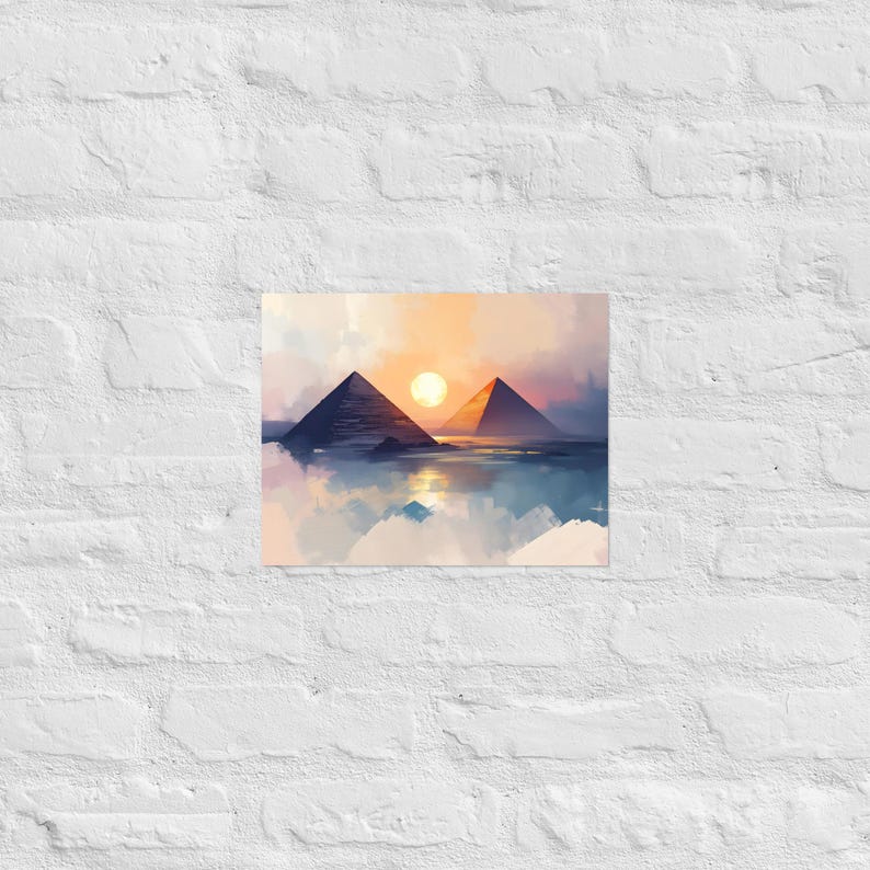 The Pyramids Poster Prints Poster - Etsy