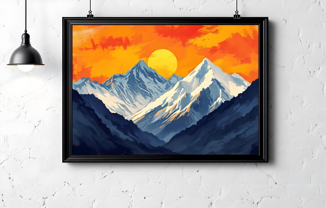 Himalayas Poster Prints Poster - Etsy
