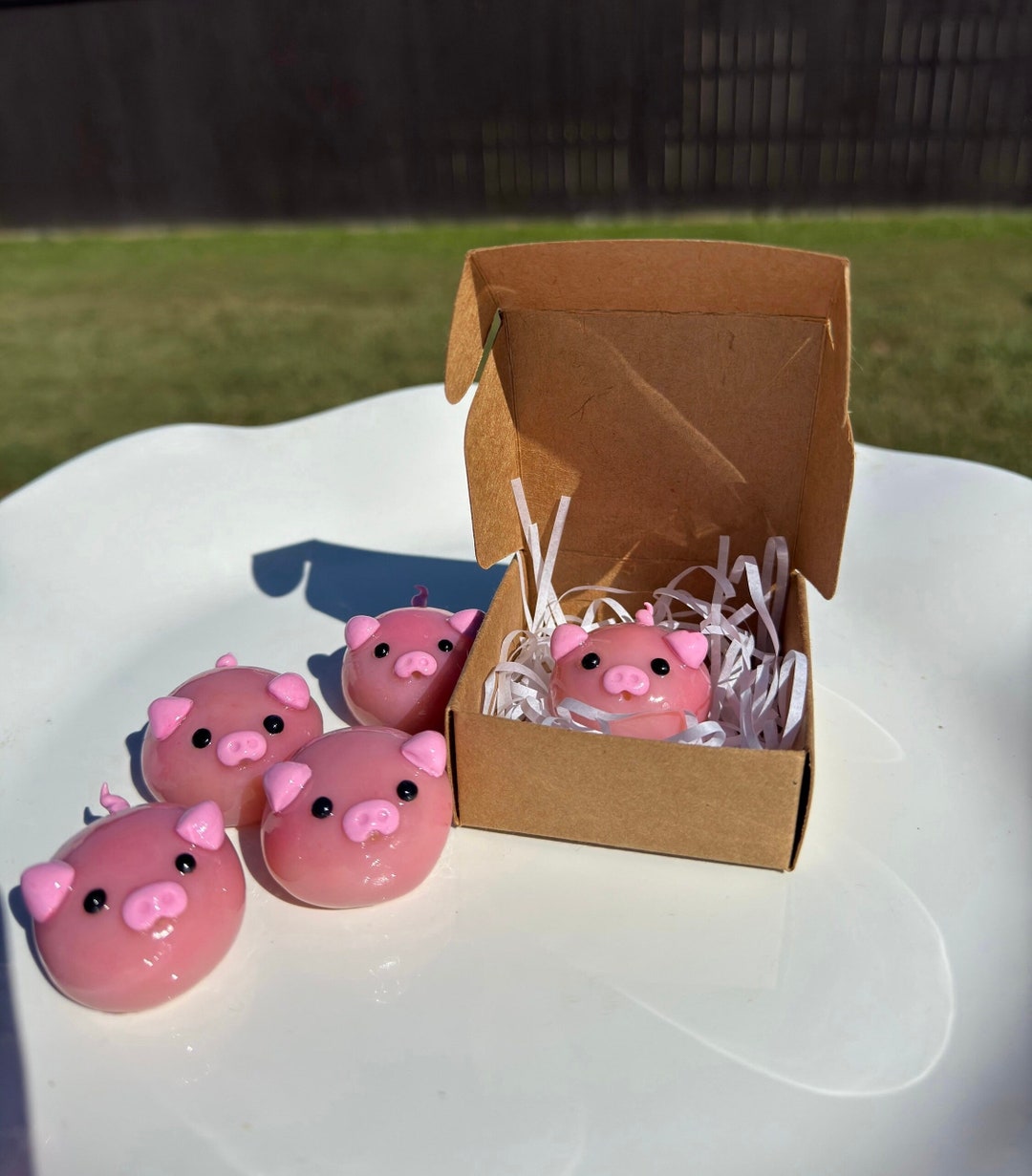Polymer Clay Cute Pig Desk Friend - Etsy