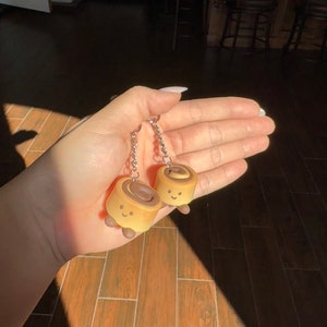 Polymer Clay Jellycat Cinnamon Roll Keychain - Etsy