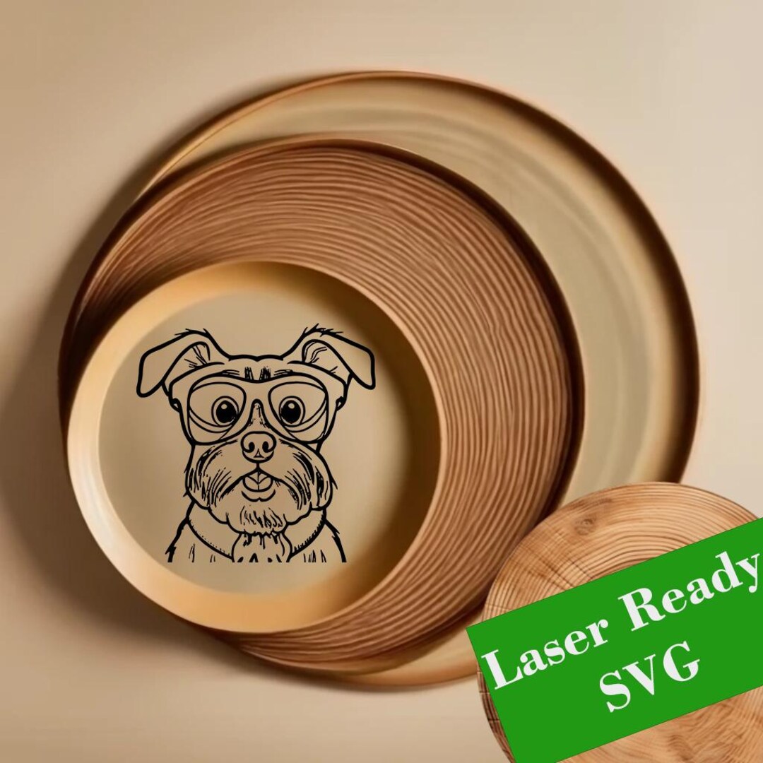 Dog SVG | Laser Engraving | 4 SVG | Commercial Use | Laser File for ...
