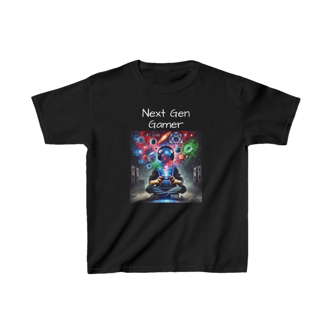 Next Gen Gamer Kids T-shirt, Child Video Game Player Tee, Galaxy Gamer ...