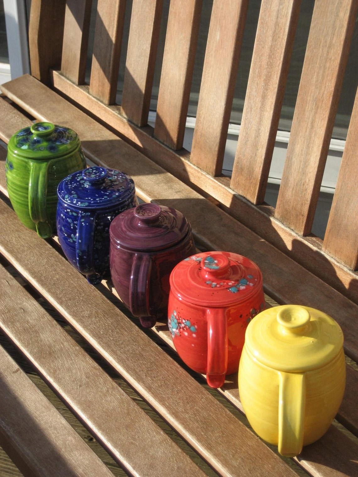 Large Covered Mug Purple | Etsy