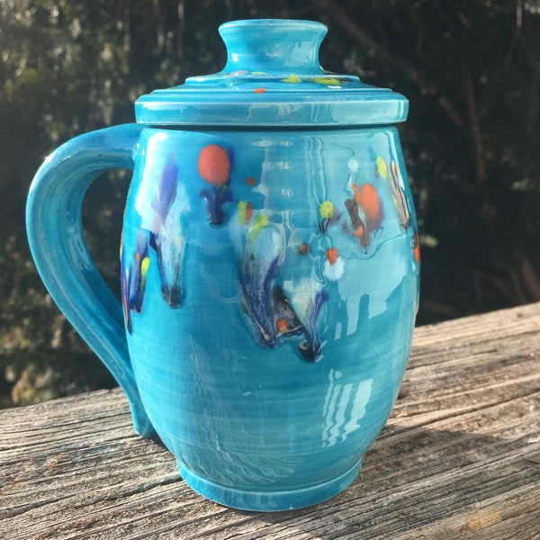 Turquoise Mugs - Etsy