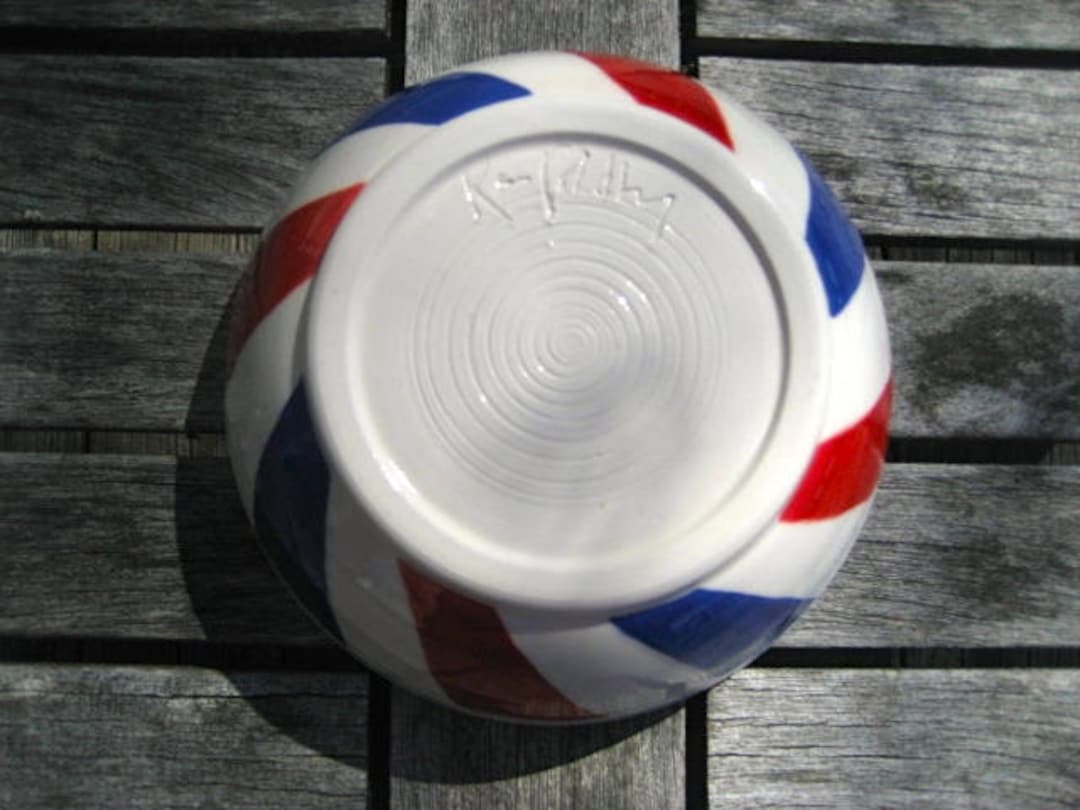 Barber Pole Shaving Bowl - Etsy