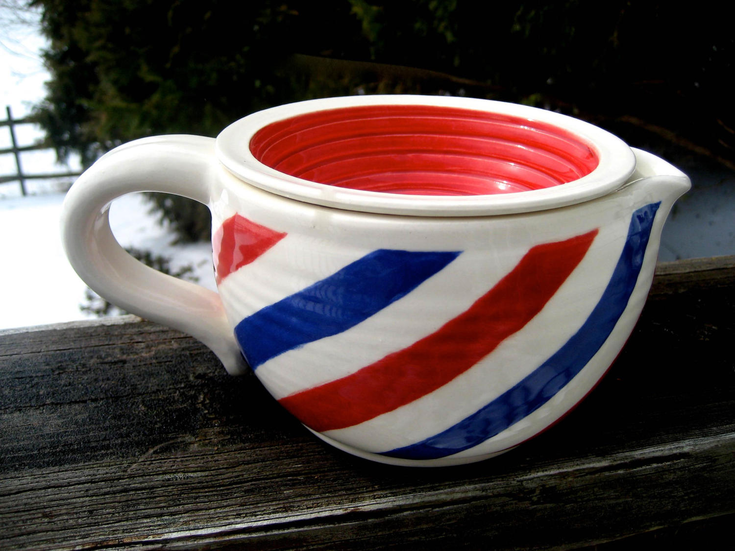 Barber Pole Shaving Scuttle - Etsy