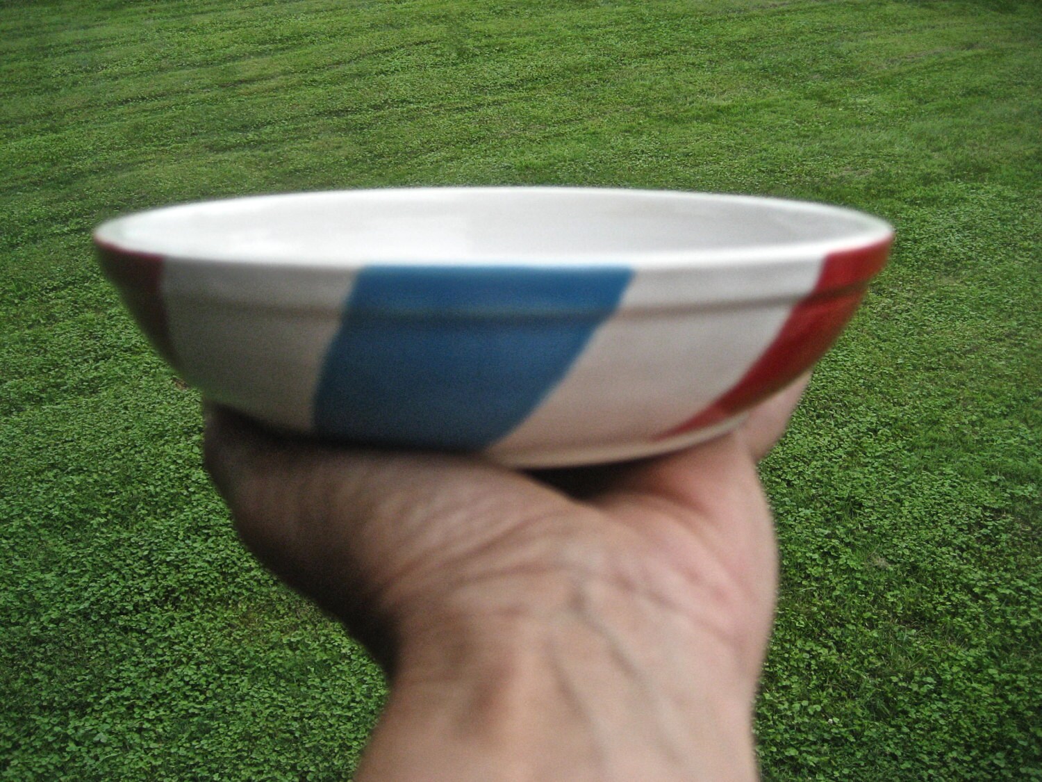 Barber pole shaving bowl | Etsy