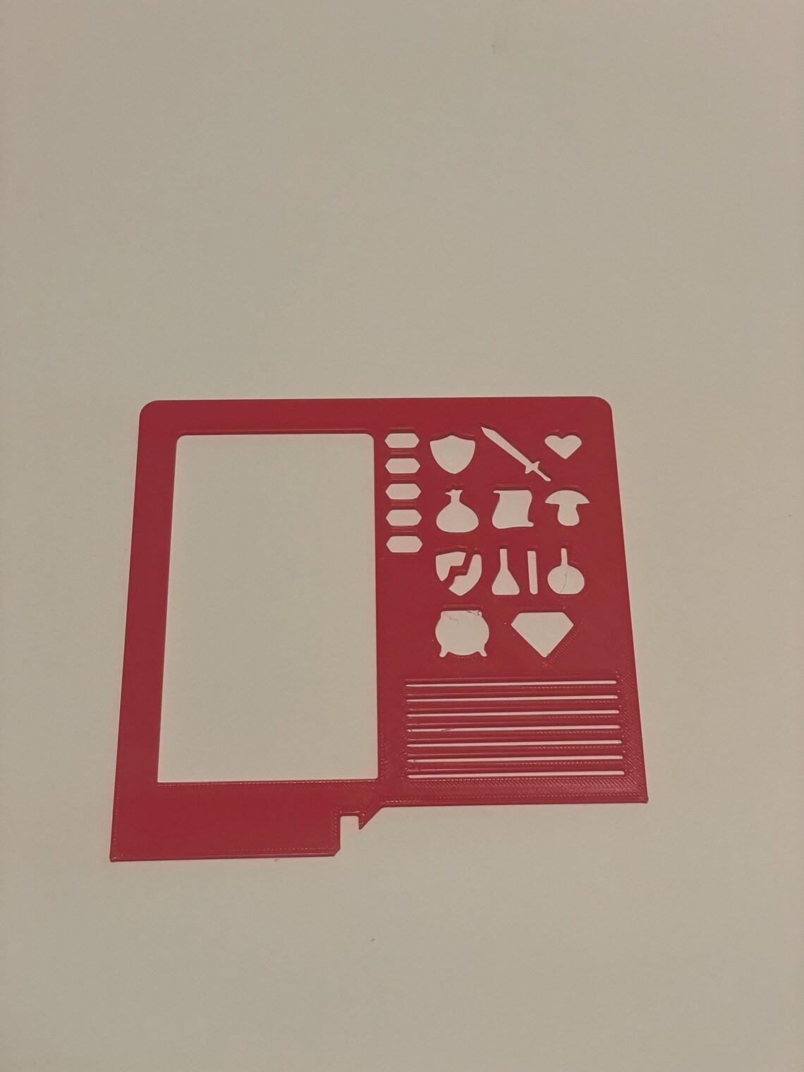 Customizable Character Sheet Stencil Notebook & Pen Included 3D Printed ...