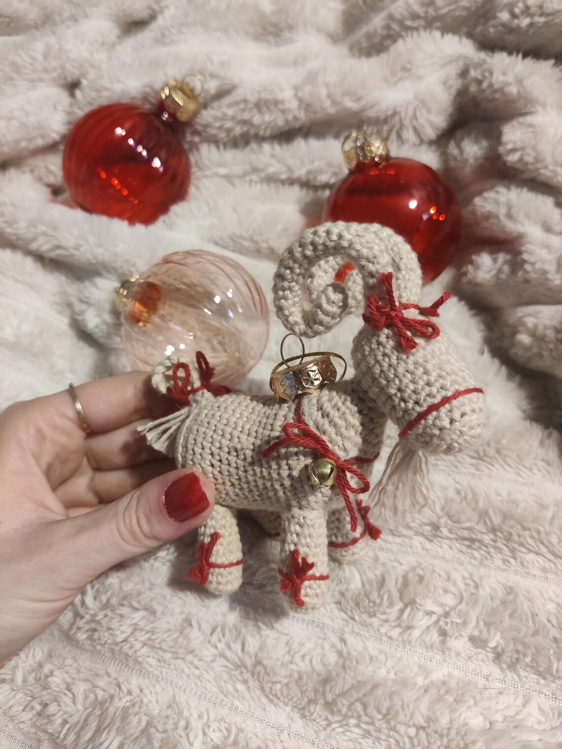 Yule Goat Crochet Christmas Ornament Pattern - Etsy